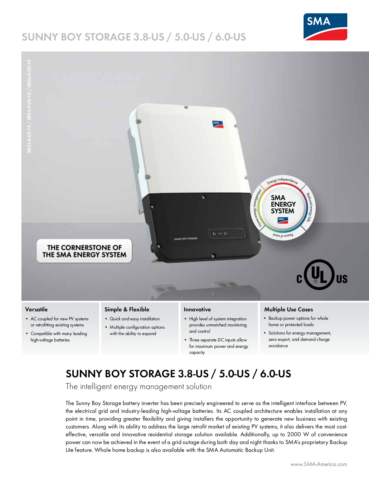 SMA - SBS6.0-US-10 Battery Storage Inverter – Solar Kit Depot
